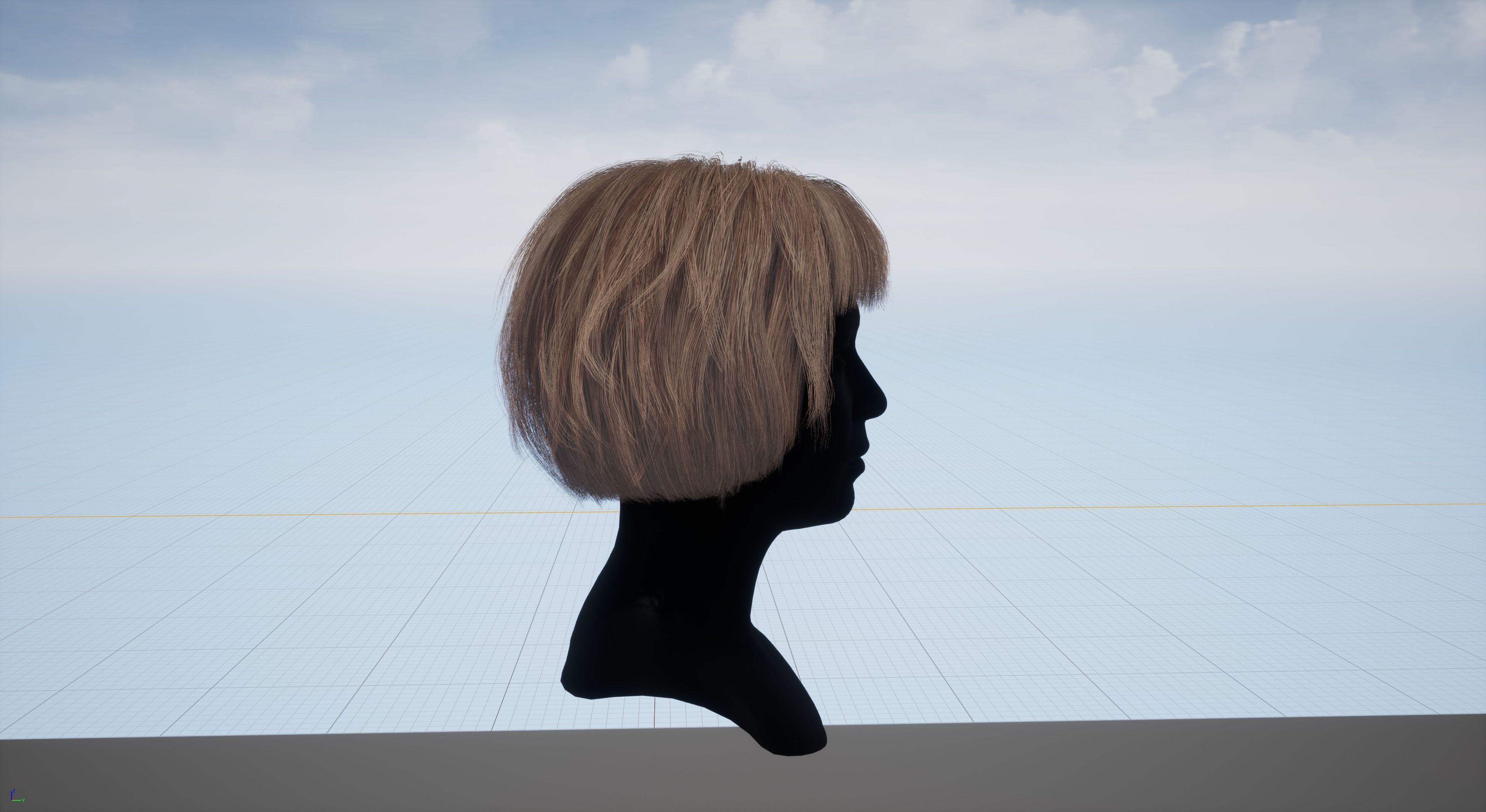 3D model Real-time bob hairstyle VR / AR / low-poly | CGTrader