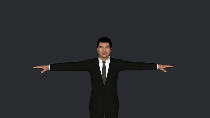 George Lopez Hyper Realistic Full Body Rigged Character 3D model rigged ...