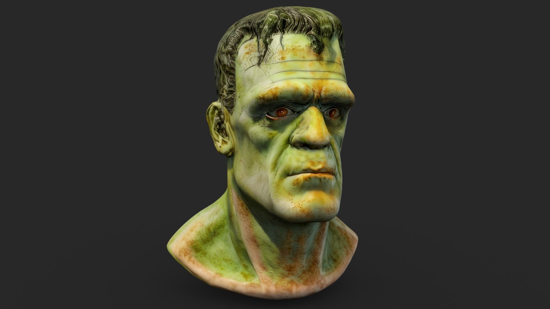 3D model Frankenstein Cartoon VR / AR / low-poly | CGTrader