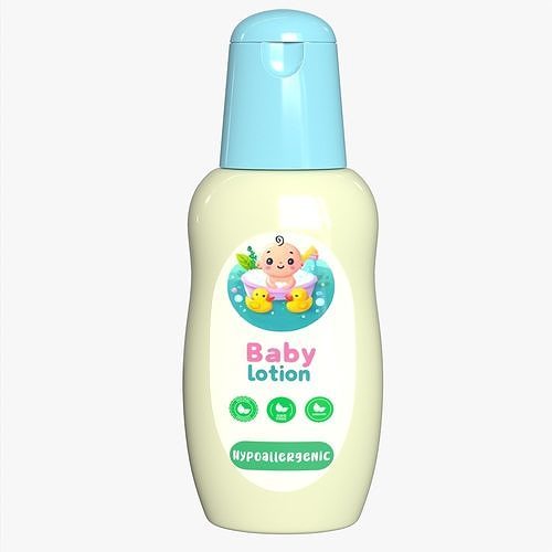 Lotion 3D model | CGTrader