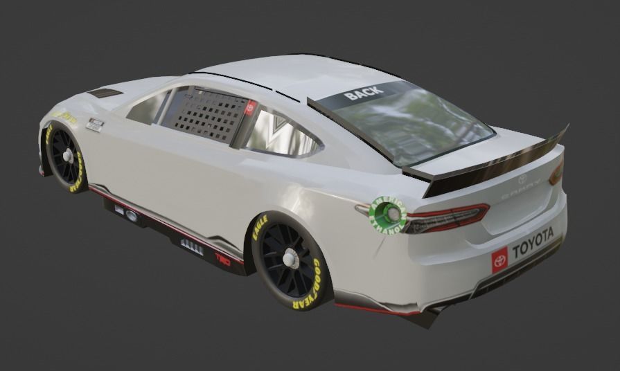 3D model 2023 Toyota Camry Nascar Next Gen VR / AR / low-poly | CGTrader