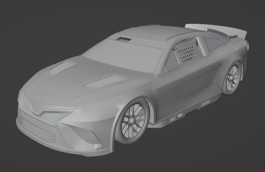 3D model 2023 Toyota Camry Nascar Next Gen VR / AR / low-poly | CGTrader