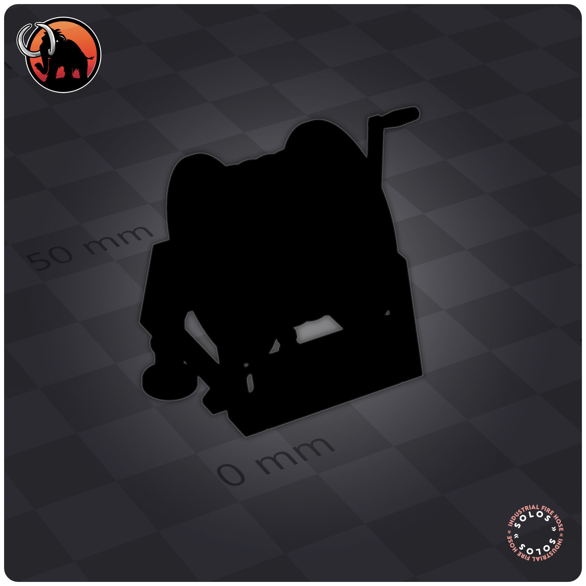 Industrial Fire Hose 3D model 3D printable | CGTrader