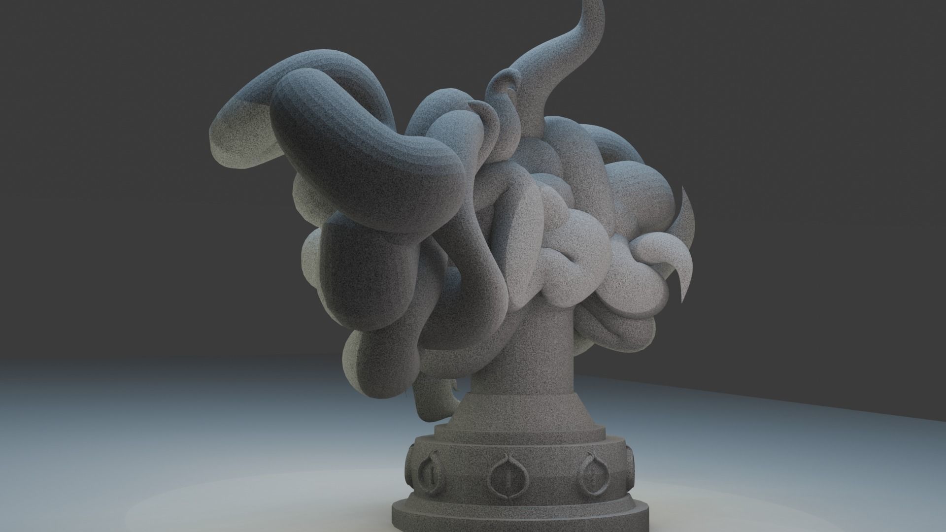 Elden Ring Bust Morgott The Omen King 3D model 3D printable | CGTrader