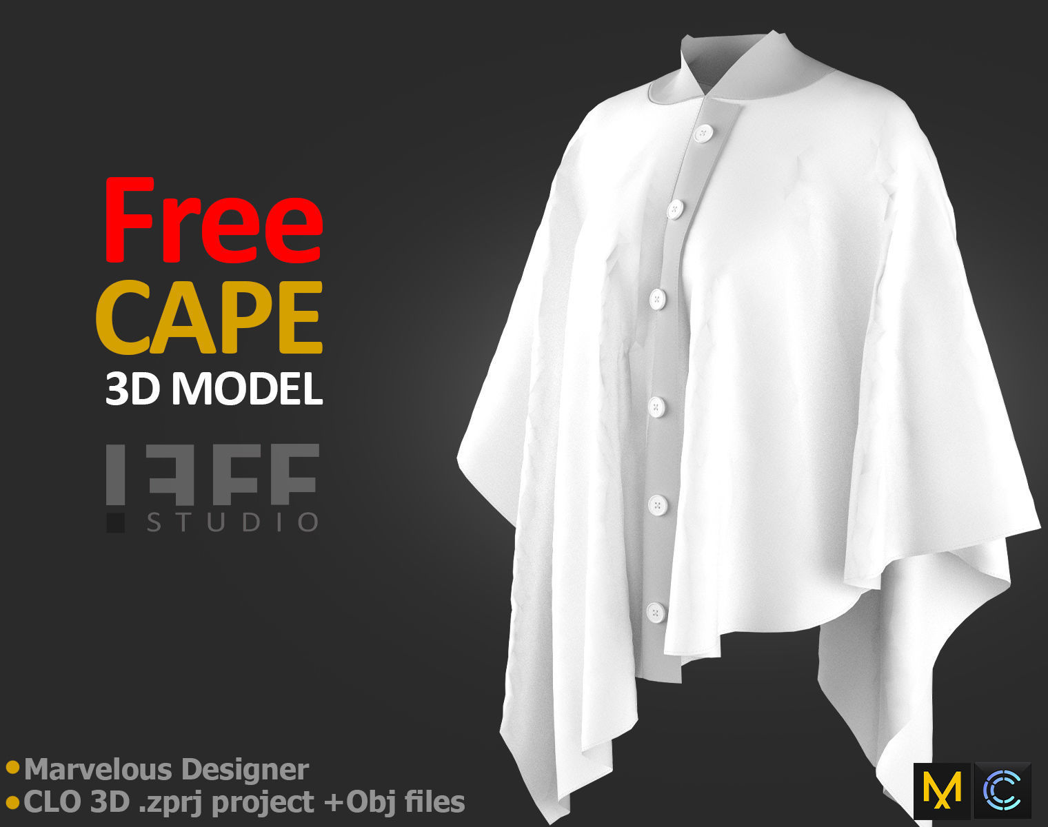 Free Cape 3D model free VR / AR / low-poly 3D model | CGTrader