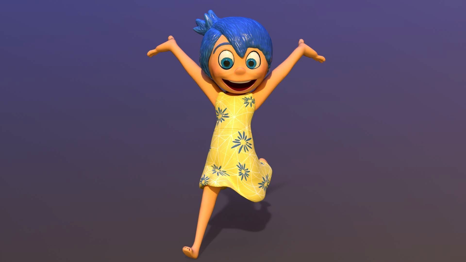 3D model Joy from Inside Out Renderable VR / AR / low-poly | CGTrader