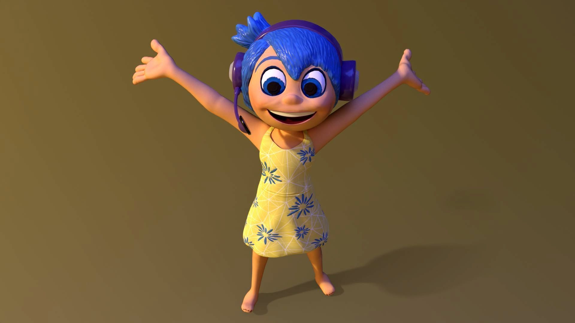 3D model Joy from Inside Out Renderable VR / AR / low-poly | CGTrader