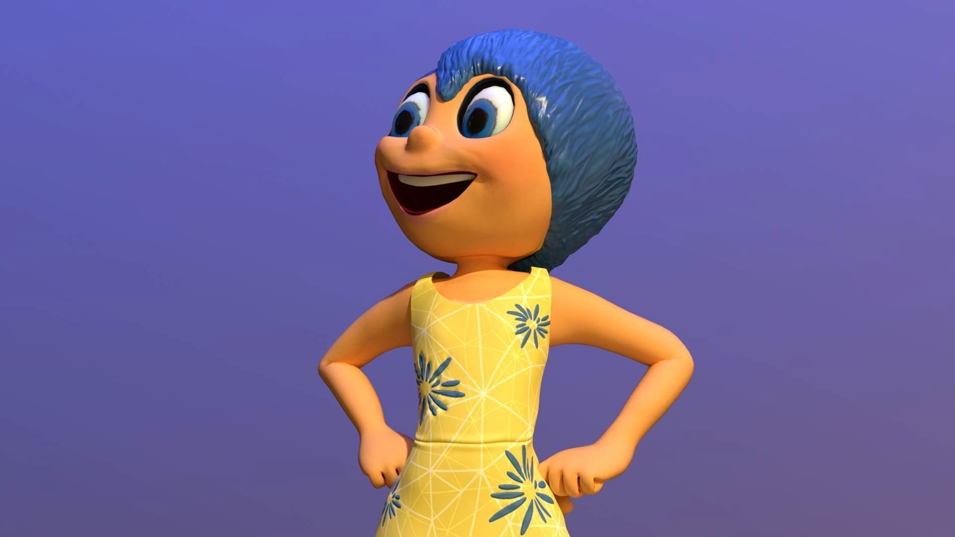 3D model Joy from Inside Out Renderable VR / AR / low-poly | CGTrader