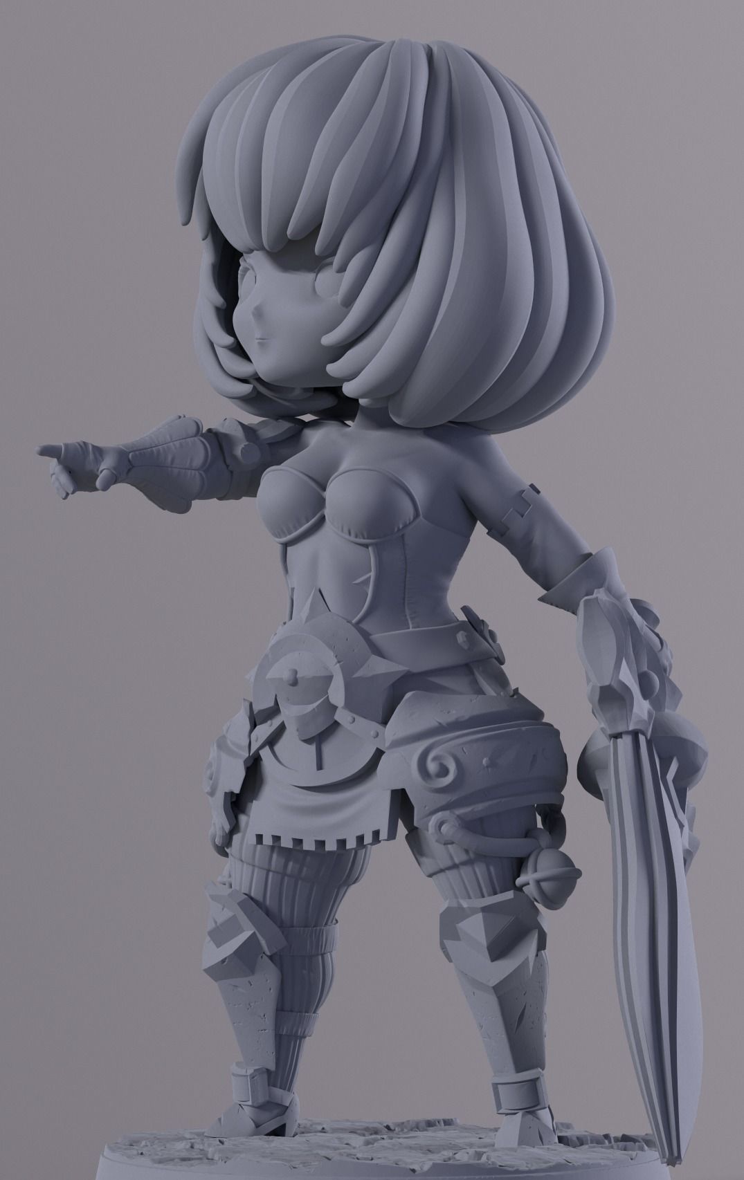 Chibi Another Random 3D model 3D printable | CGTrader