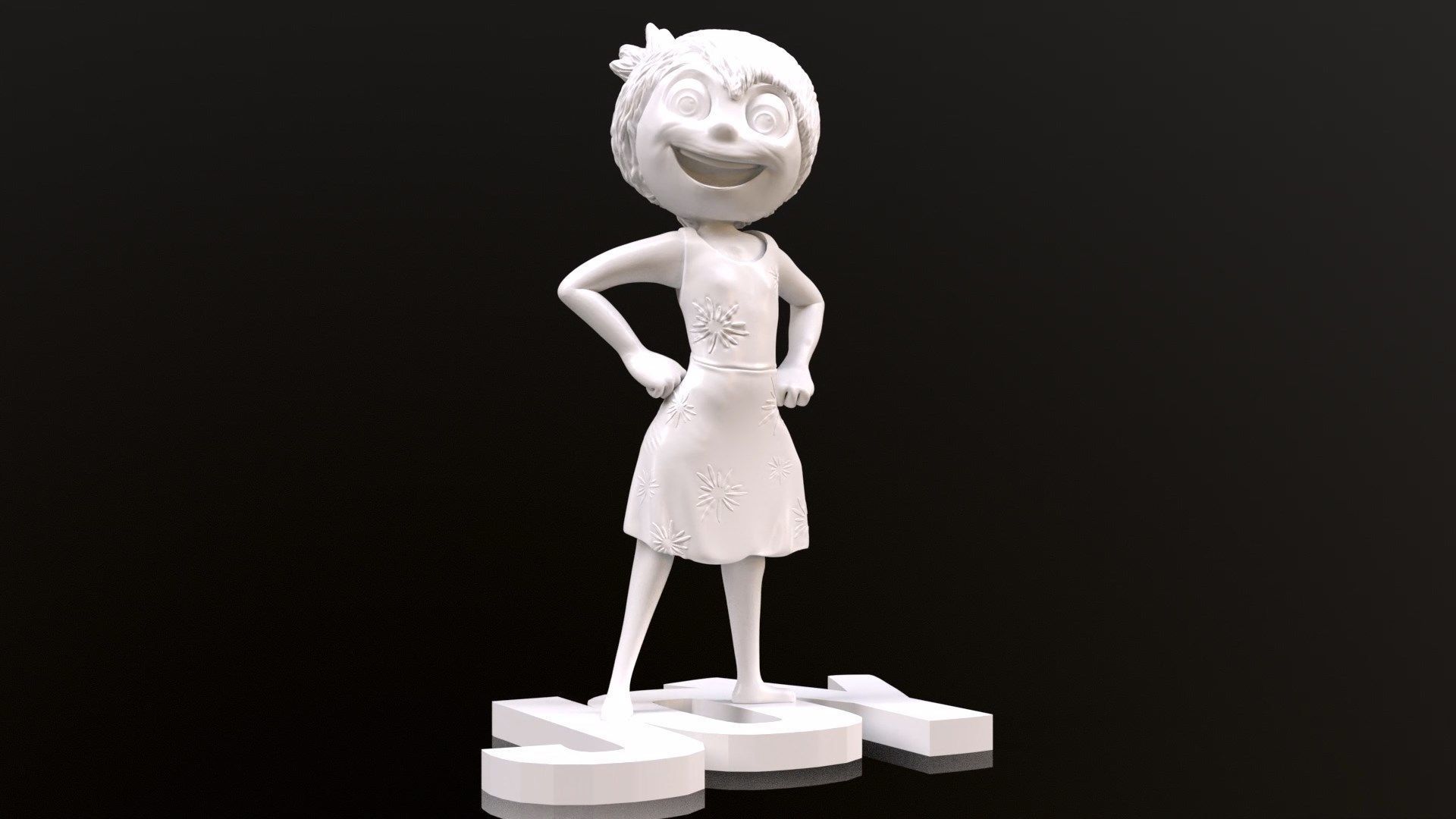 Joy from Inside Out Printable 3D model 3D printable | CGTrader