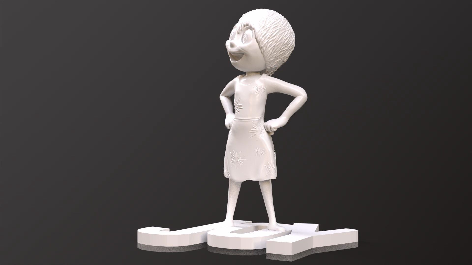 Joy from Inside Out Printable 3D model 3D printable | CGTrader