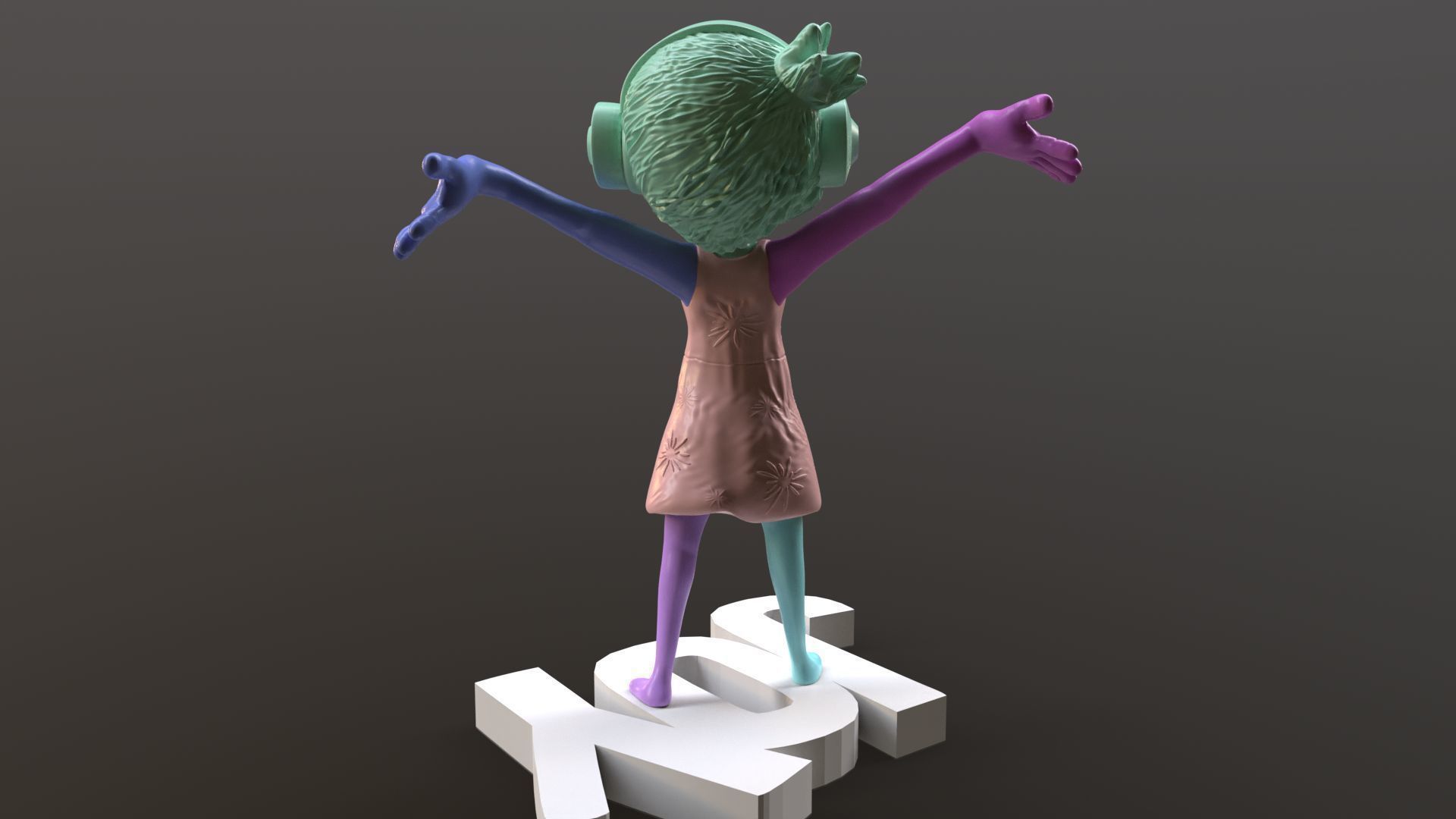 Joy from Inside Out Printable 3D model 3D printable | CGTrader