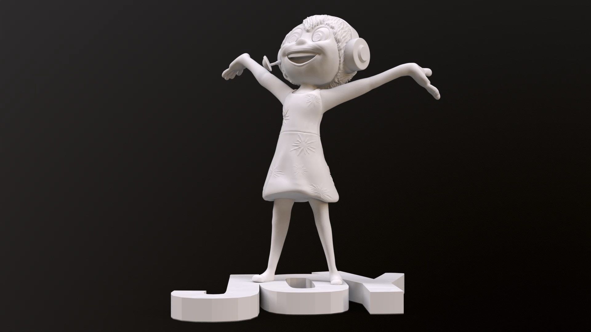 Joy from Inside Out Printable 3D model 3D printable | CGTrader