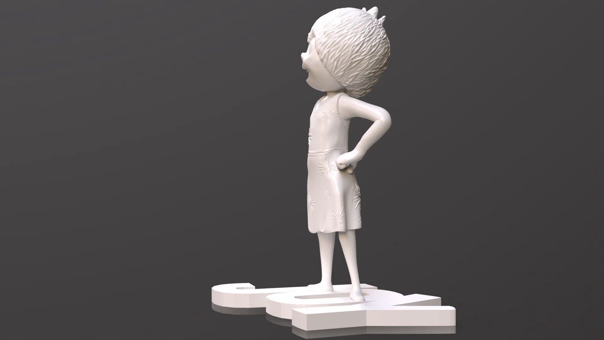 Joy from Inside Out Printable 3D model 3D printable | CGTrader