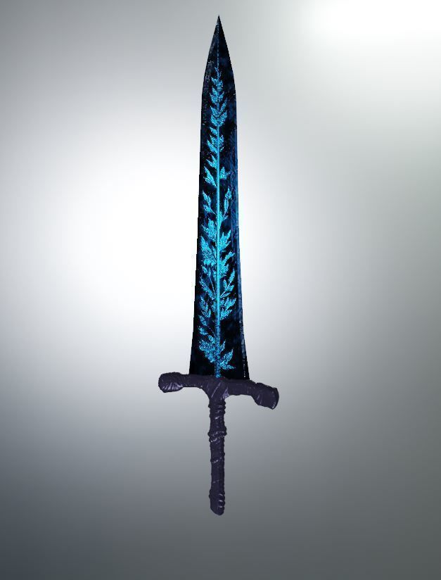 Ranni Dark Moon Greatsword from Elden Ring Dark Souls 3D model 3D ...