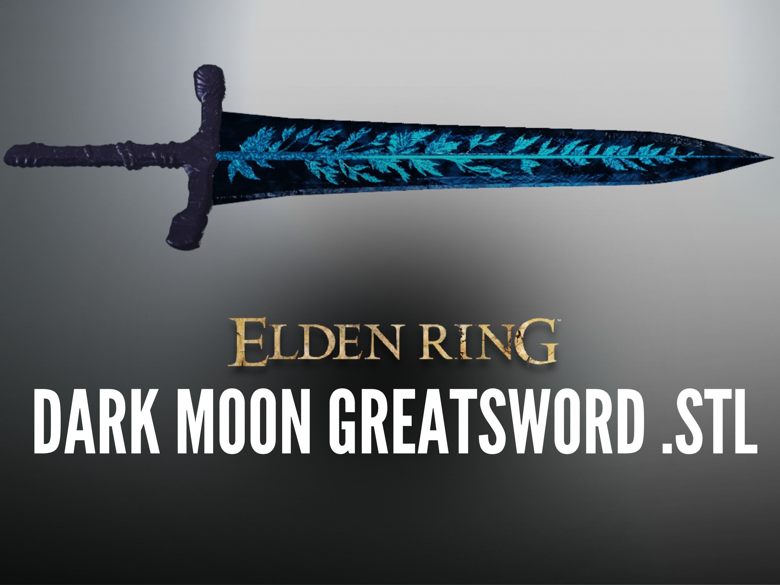Ranni Dark Moon Greatsword from Elden Ring Dark Souls 3D model 3D ...