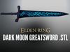 Ranni Dark Moon Greatsword from Elden Ring Dark Souls 3D model 3D ...