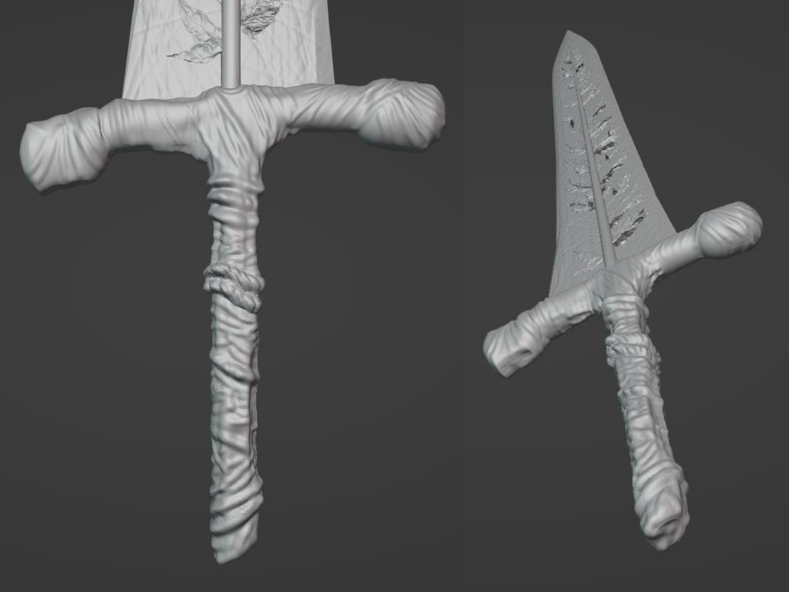 Ranni Dark Moon Greatsword from Elden Ring Dark Souls 3D model 3D ...