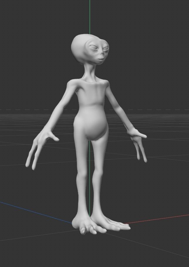 Alien MODEL free 3D model | CGTrader