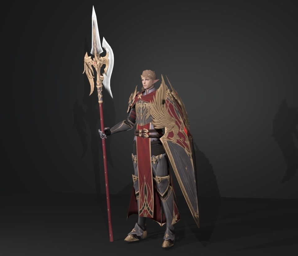adel kog of karaestelle 3D model animated rigged | CGTrader