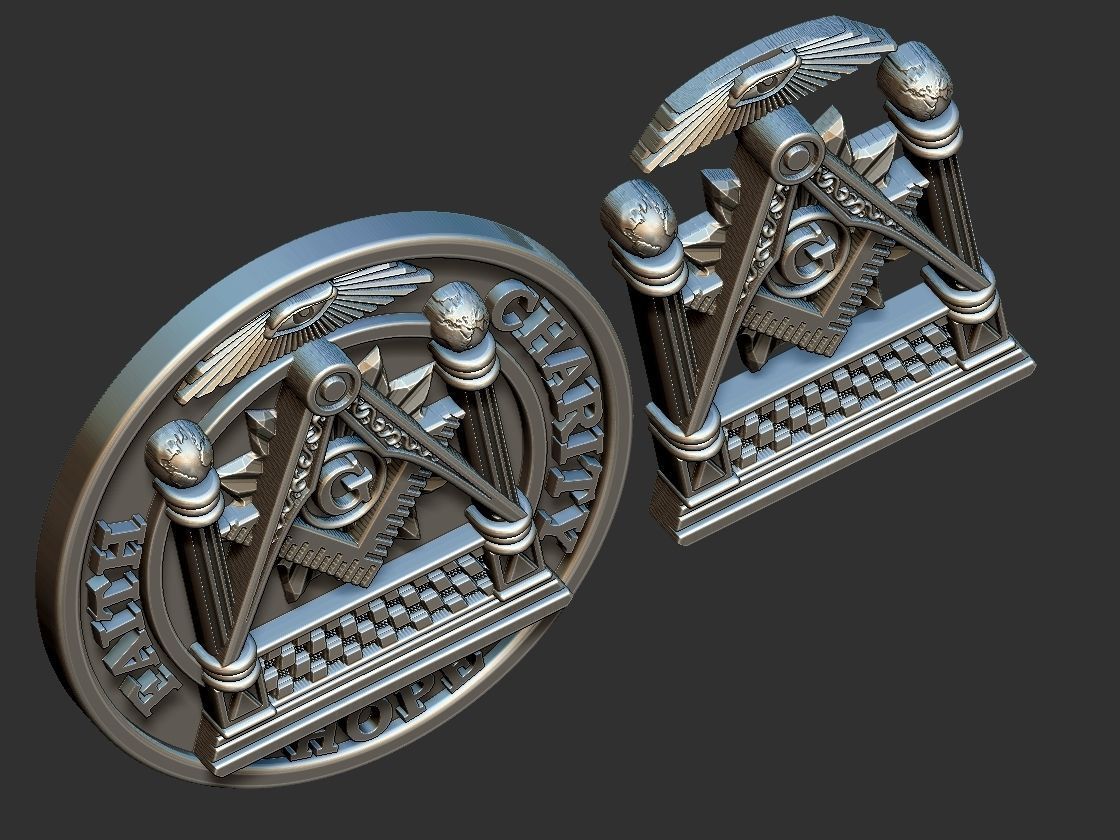 Masonic Tracing Board - 3D model 3D printable | CGTrader