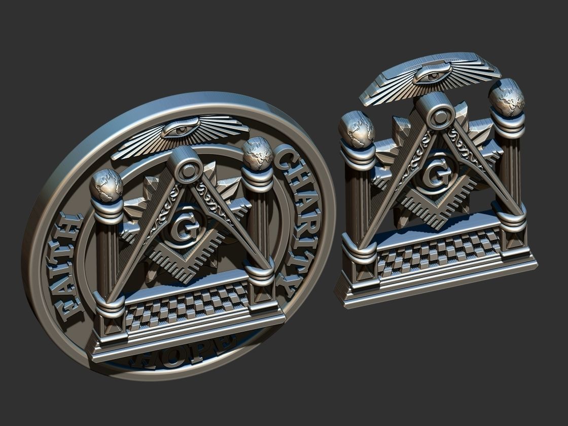 Masonic Tracing Board - 3D model 3D printable | CGTrader
