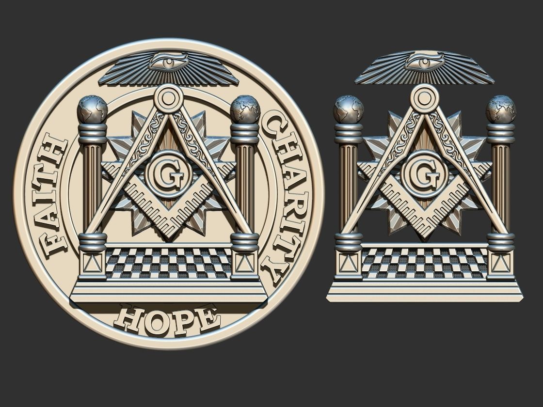 Masonic Tracing Board - 3D model 3D printable | CGTrader