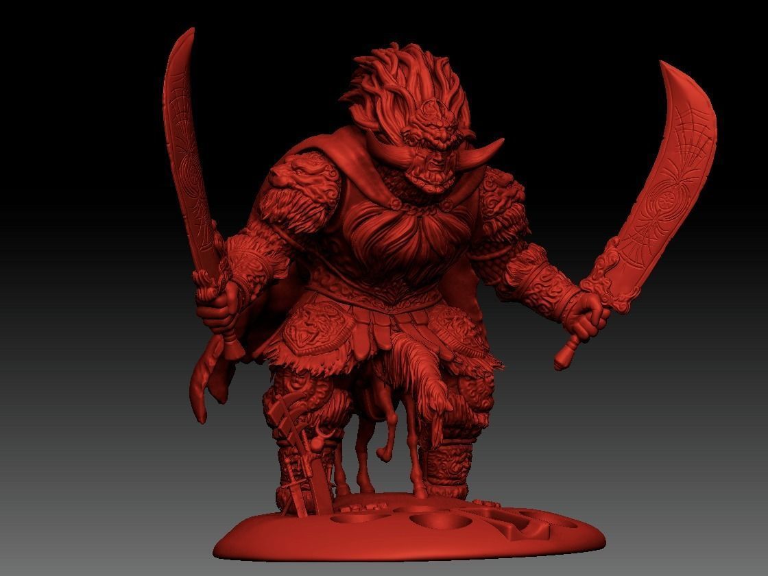 Radahn the brush holder 3D model 3D printable | CGTrader
