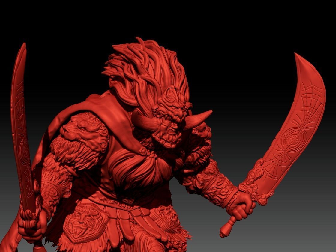 Radahn the brush holder 3D model 3D printable | CGTrader