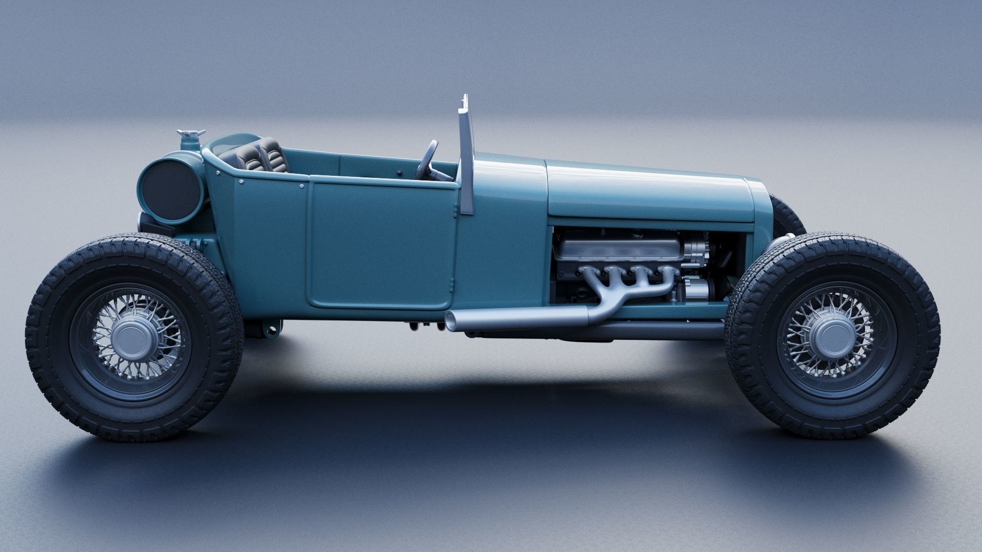 Model T Hot Rod 3D model 3D printable | CGTrader