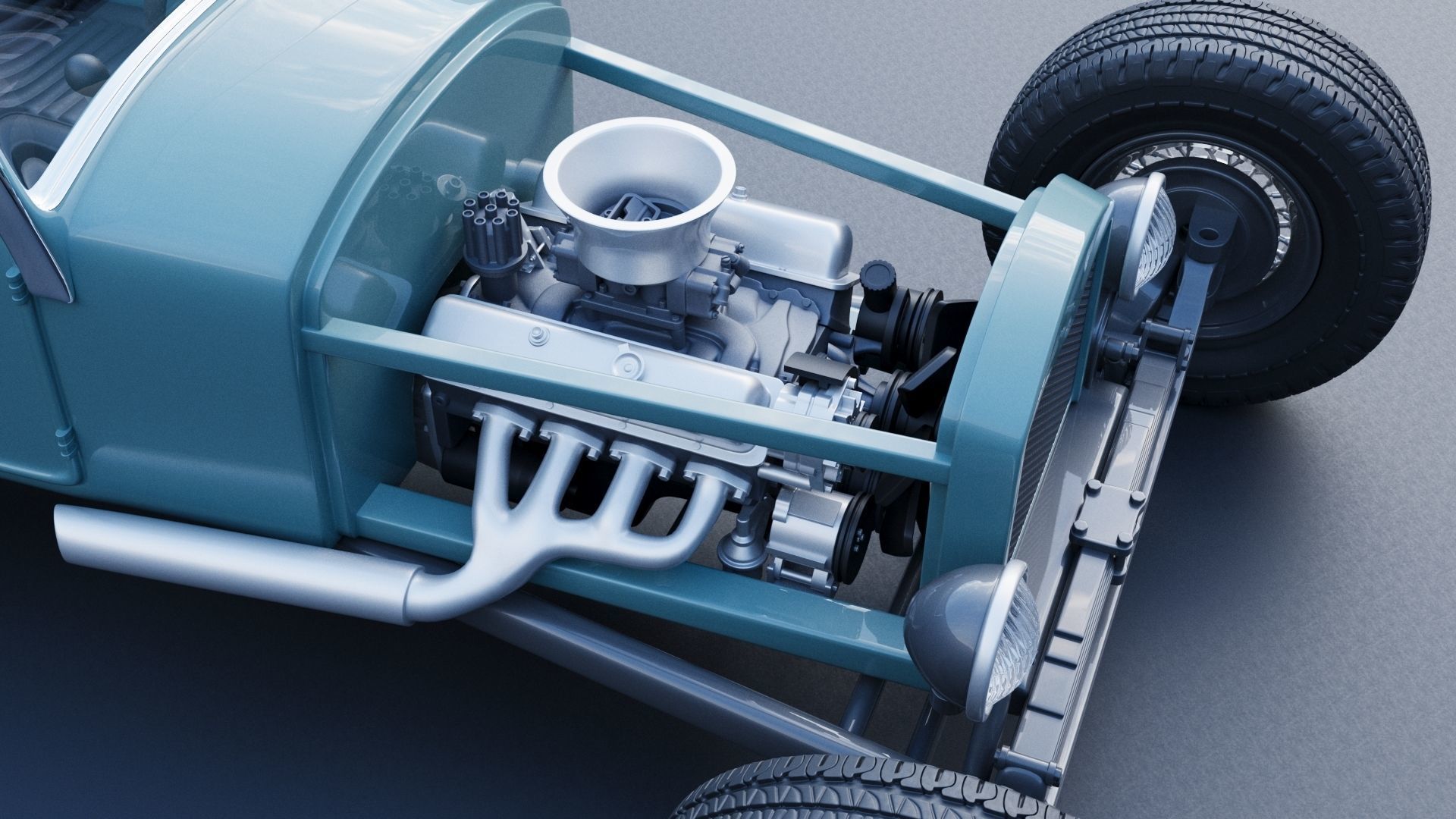 Model T Hot Rod 3D model 3D printable | CGTrader