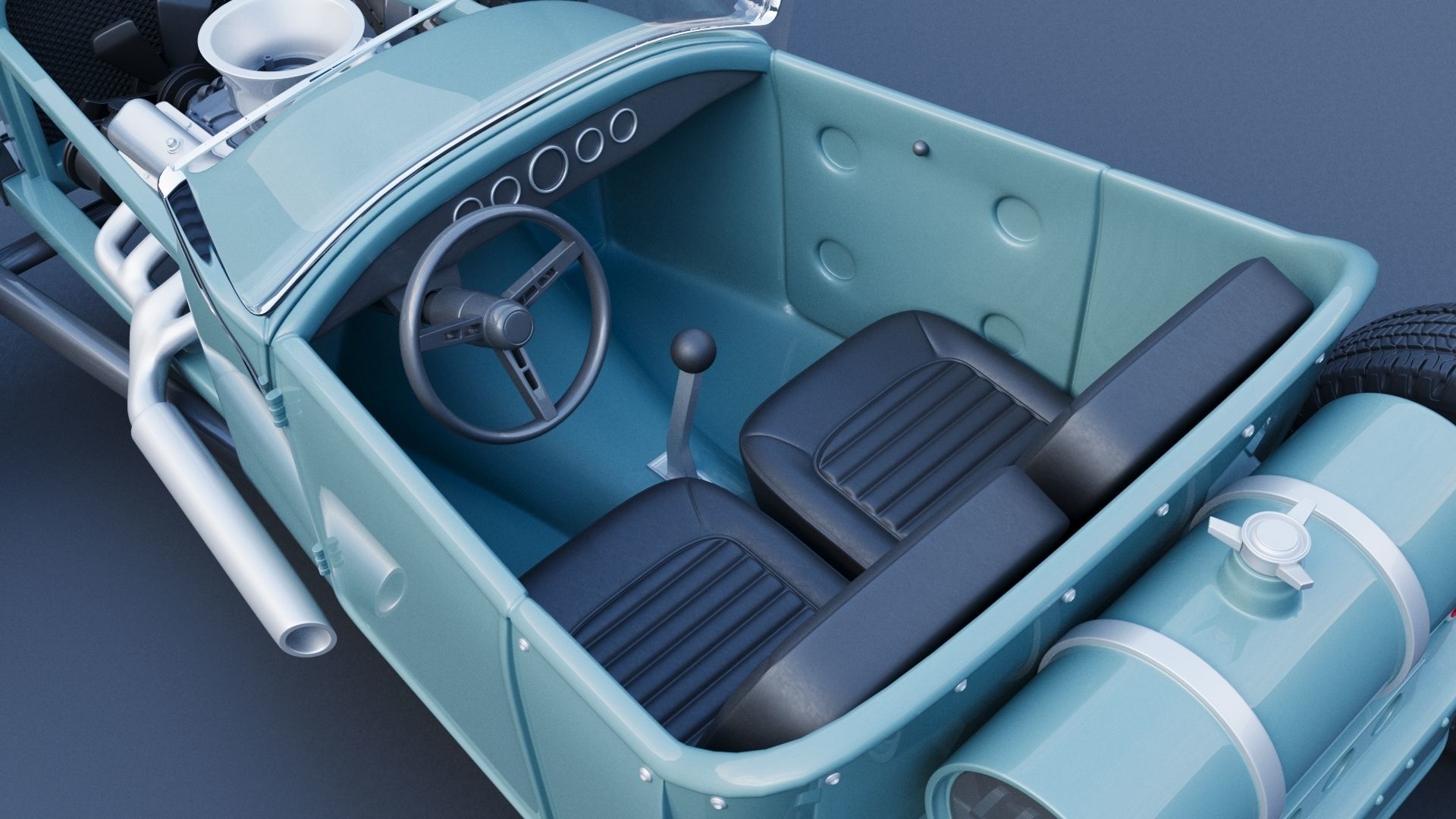 Model T Hot Rod 3D model 3D printable | CGTrader