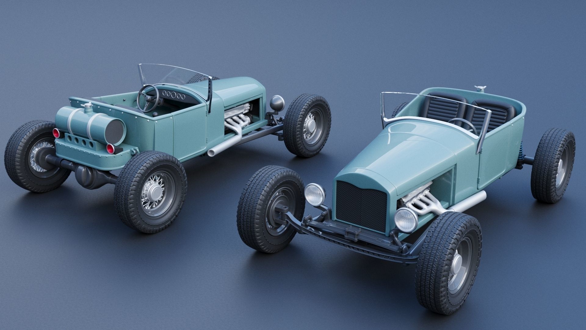 Model T Hot Rod 3D model 3D printable | CGTrader
