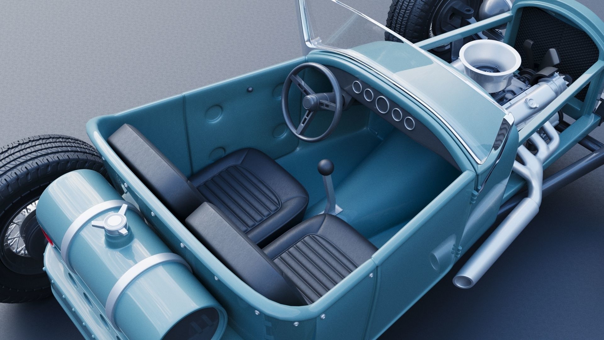 Model T Hot Rod 3D model 3D printable | CGTrader