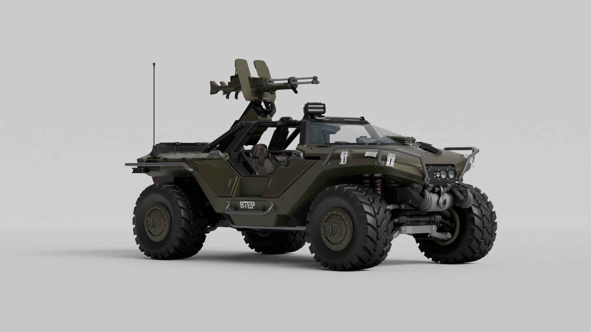 3D model Halo Warthog VR / AR / low-poly | CGTrader