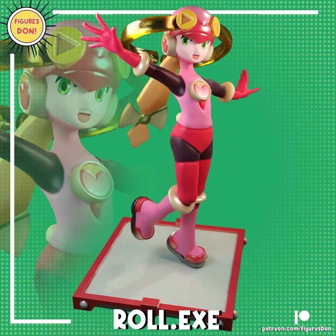 Roll exe - Mega Man Battle Network 3D model 3D printable | CGTrader