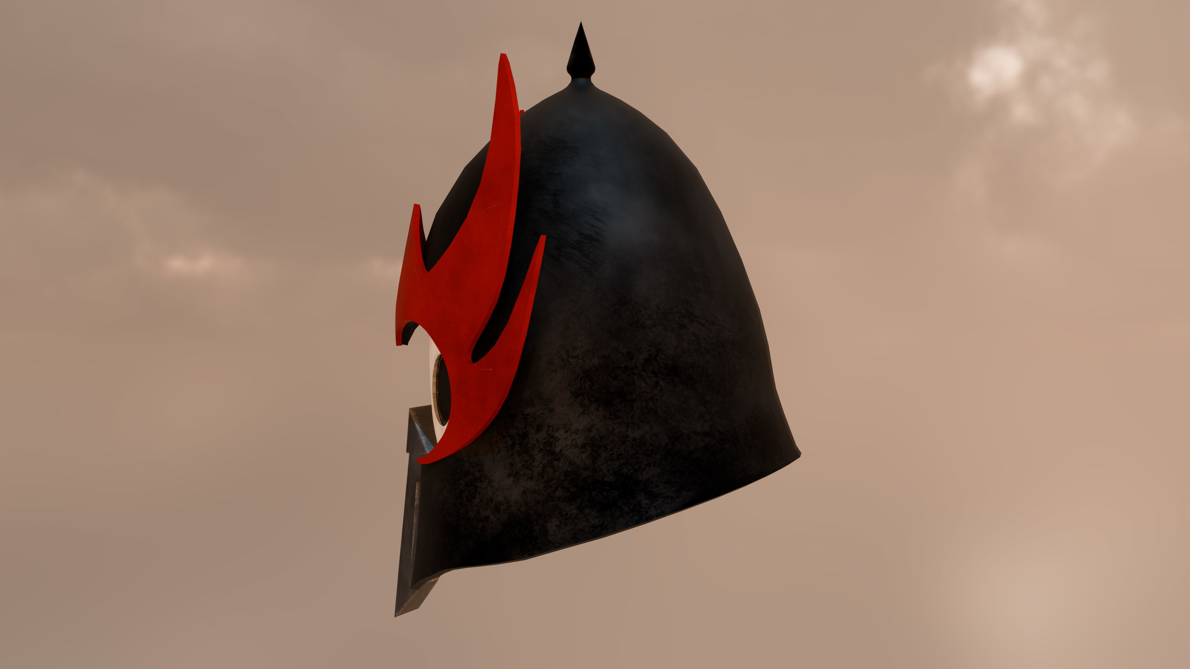 3D model Fire Nation Soldier Helmet - Avatar The Last Airbender VR / AR ...