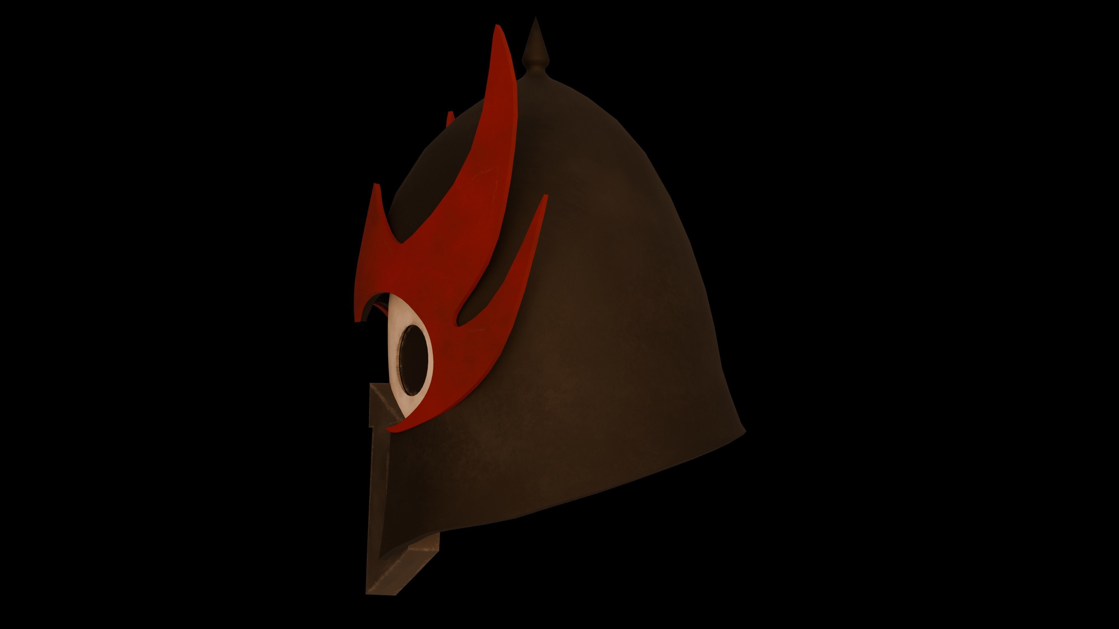 3D model Fire Nation Soldier Helmet - Avatar The Last Airbender VR / AR ...