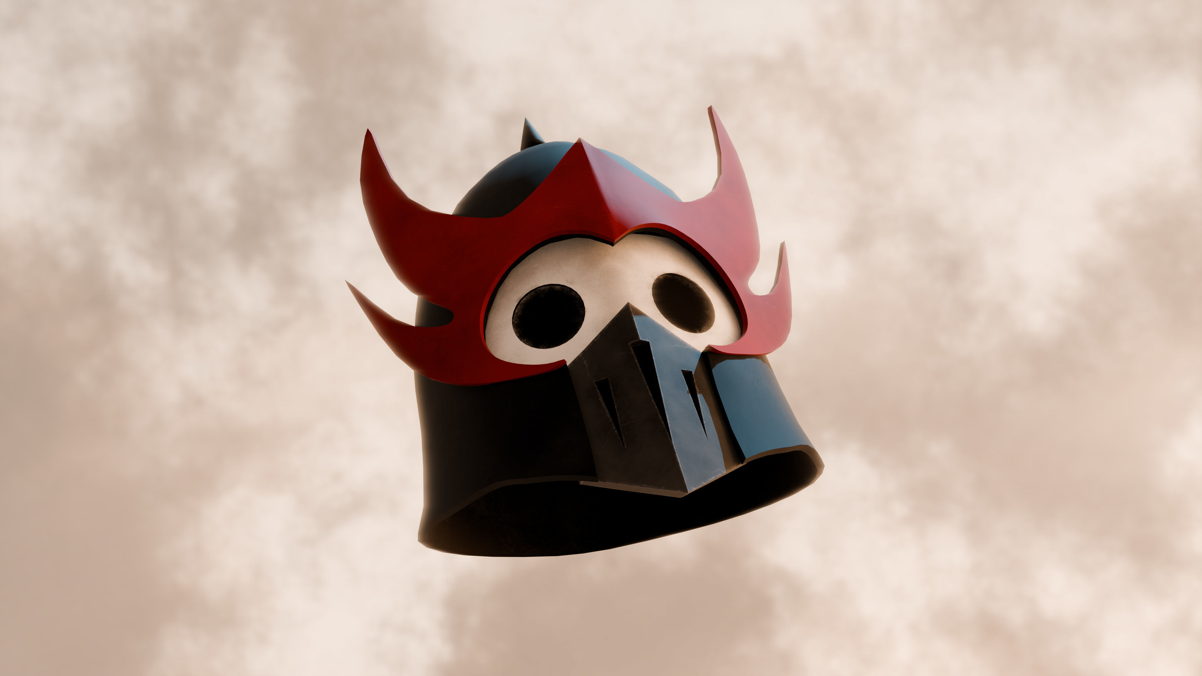 3D model Fire Nation Soldier Helmet - Avatar The Last Airbender VR / AR ...