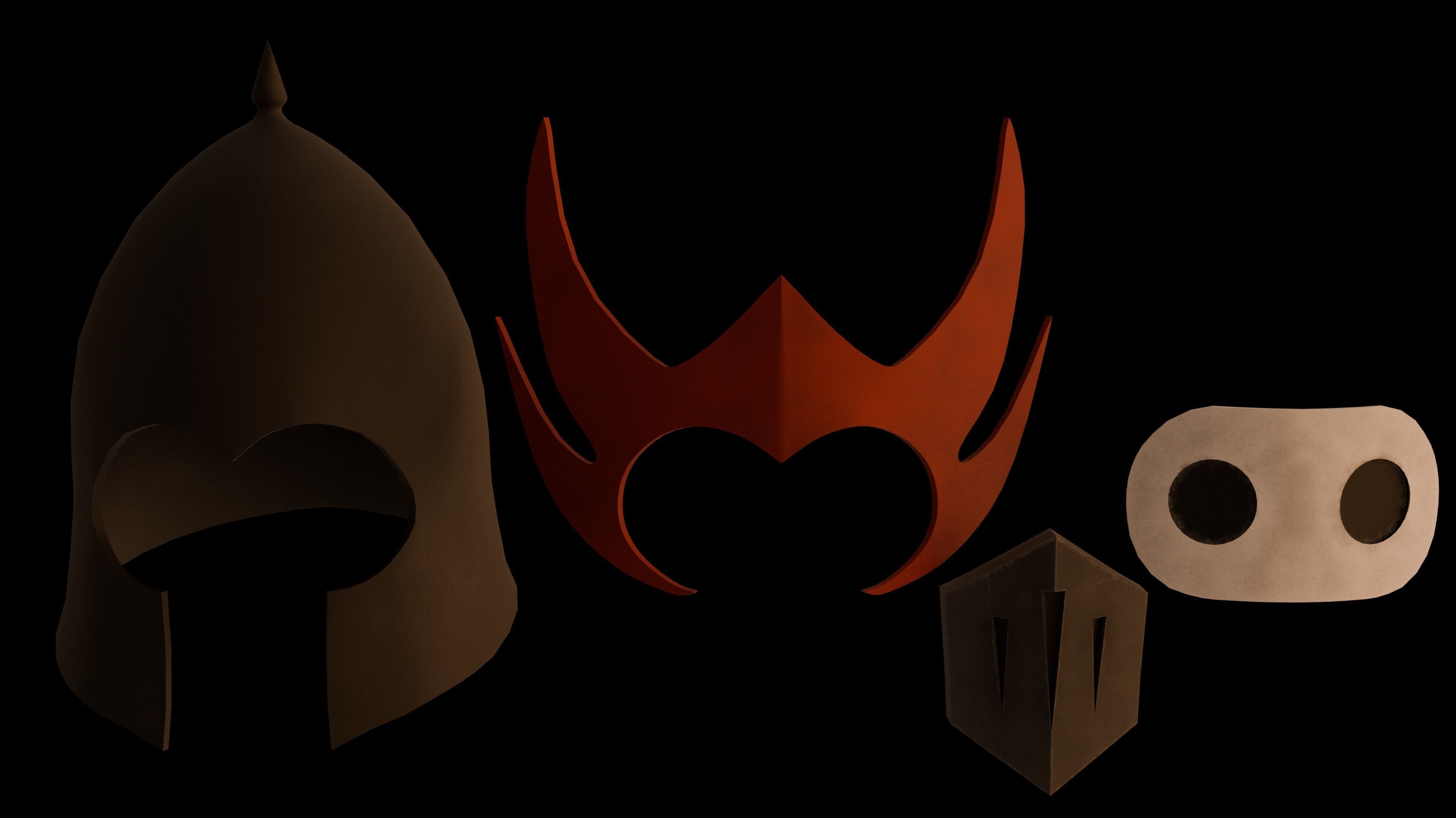 3D model Fire Nation Soldier Helmet - Avatar The Last Airbender VR / AR ...