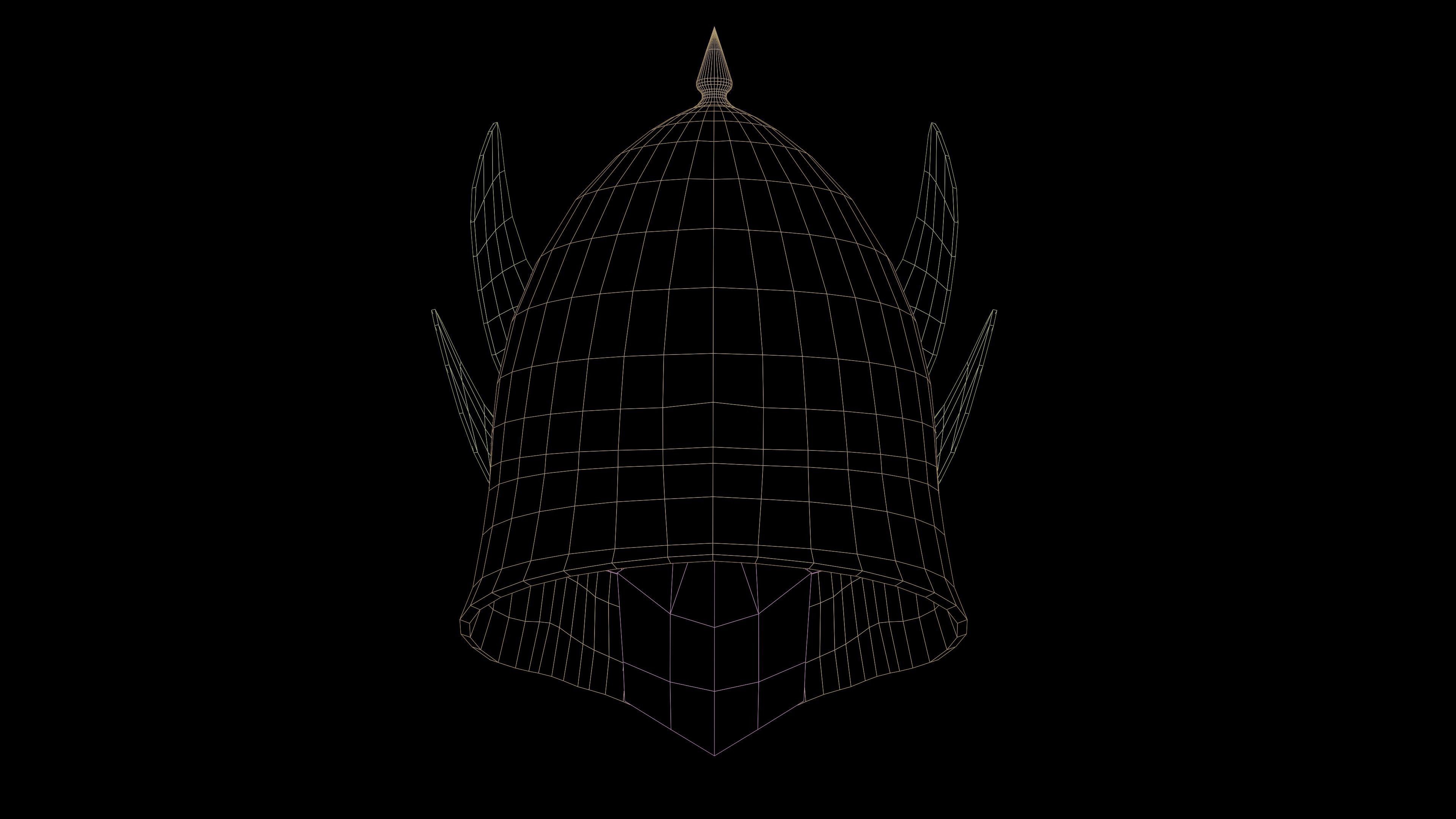 3D model Fire Nation Soldier Helmet - Avatar The Last Airbender VR / AR ...