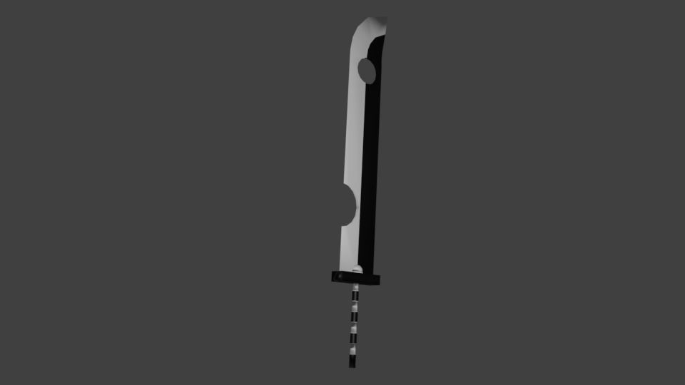 Zabuza sword 3D Model free 3D model | CGTrader
