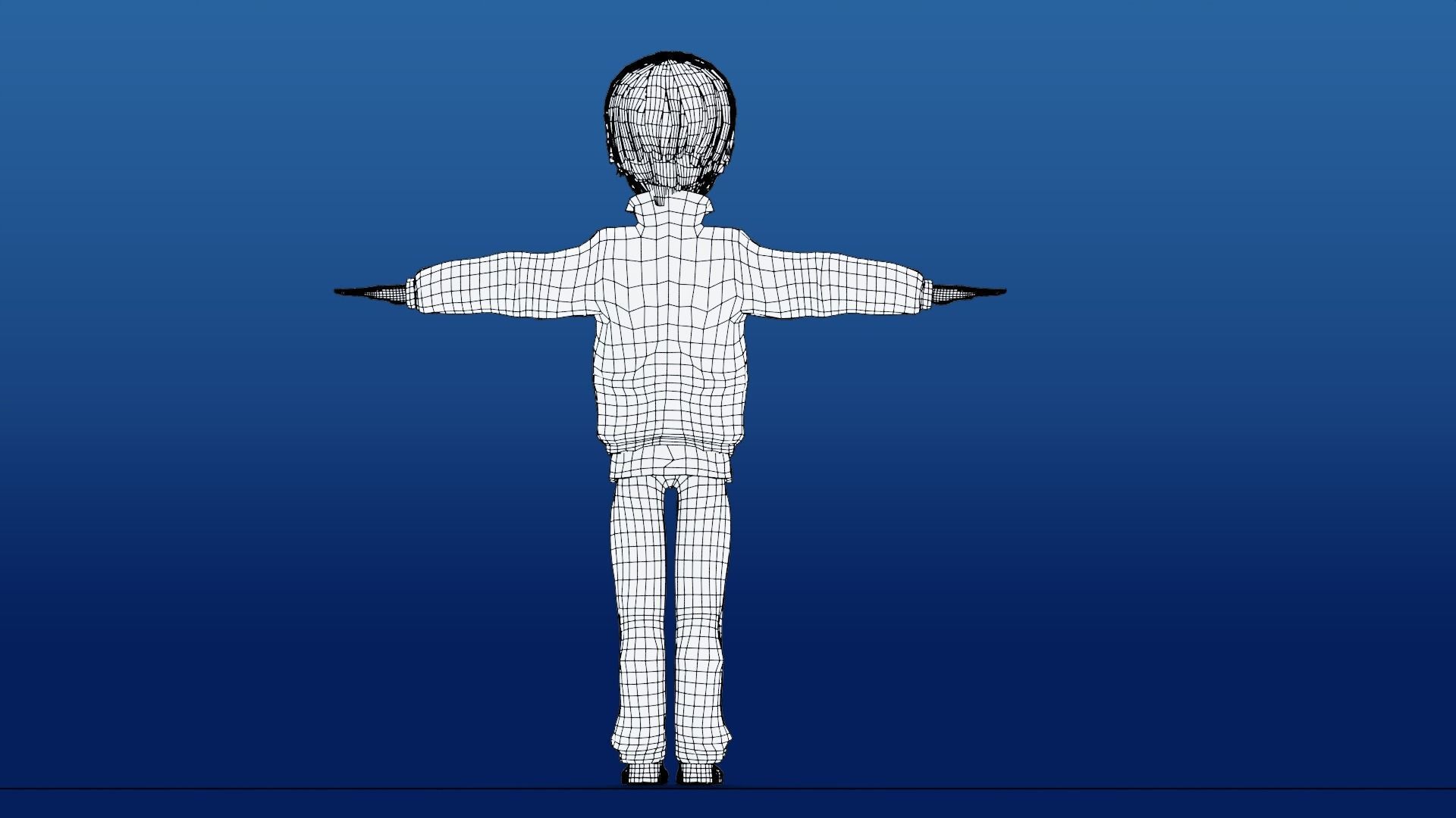 Cartoon Kid character free VR / AR / low-poly 3D model | CGTrader