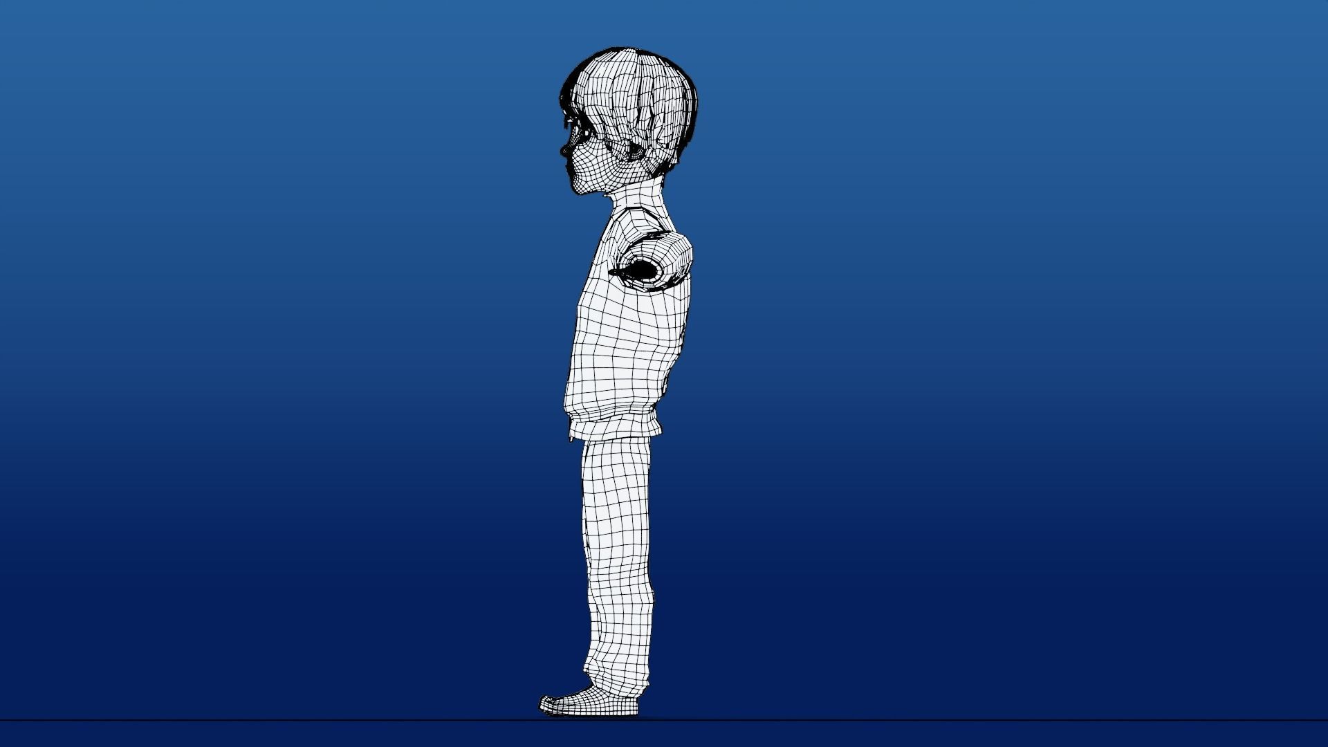 Cartoon Kid character free VR / AR / low-poly 3D model | CGTrader