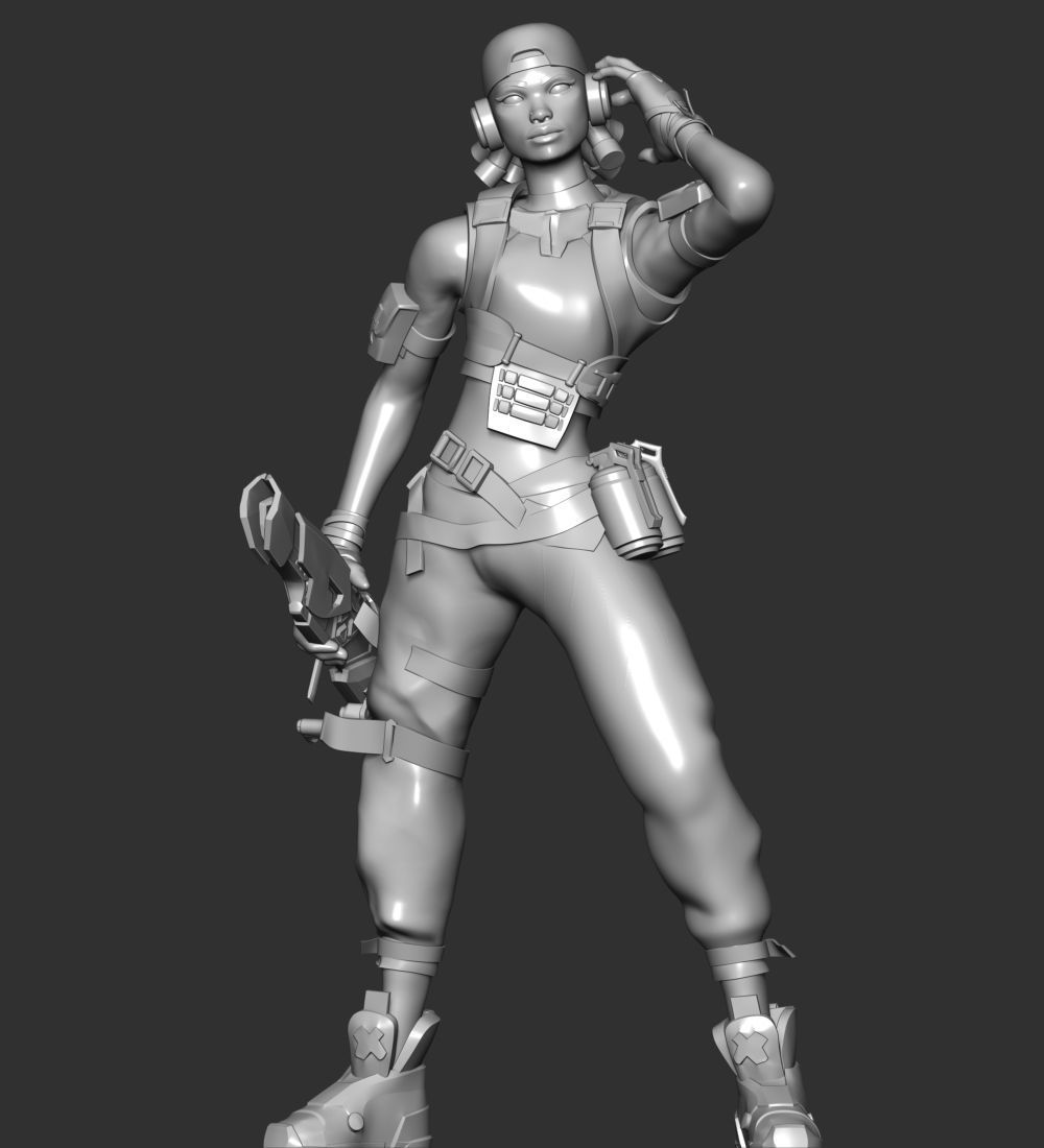 Valorant - Raze 3D model 3D printable | CGTrader