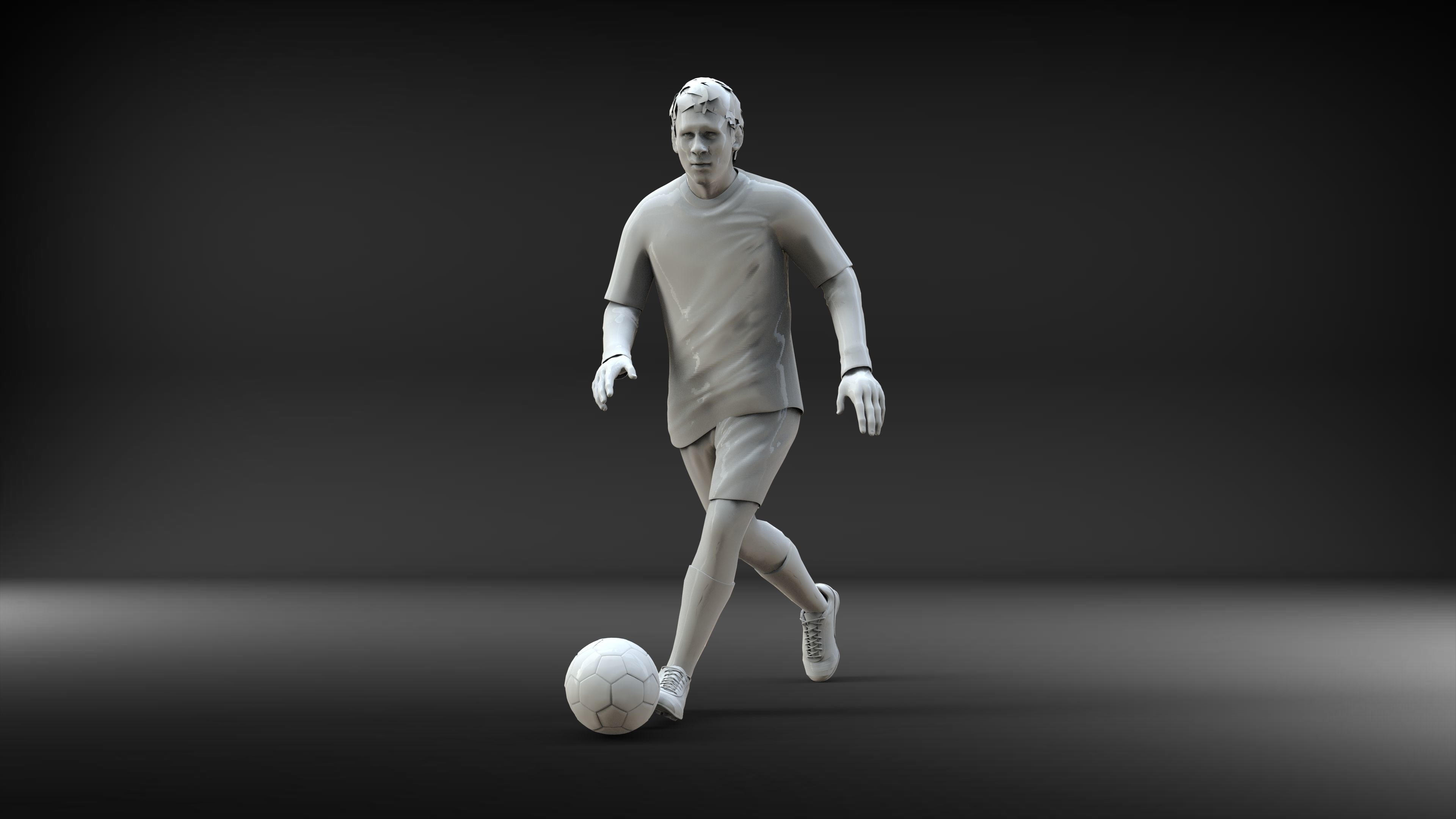 Messi 3d model 3D model 3D printable | CGTrader