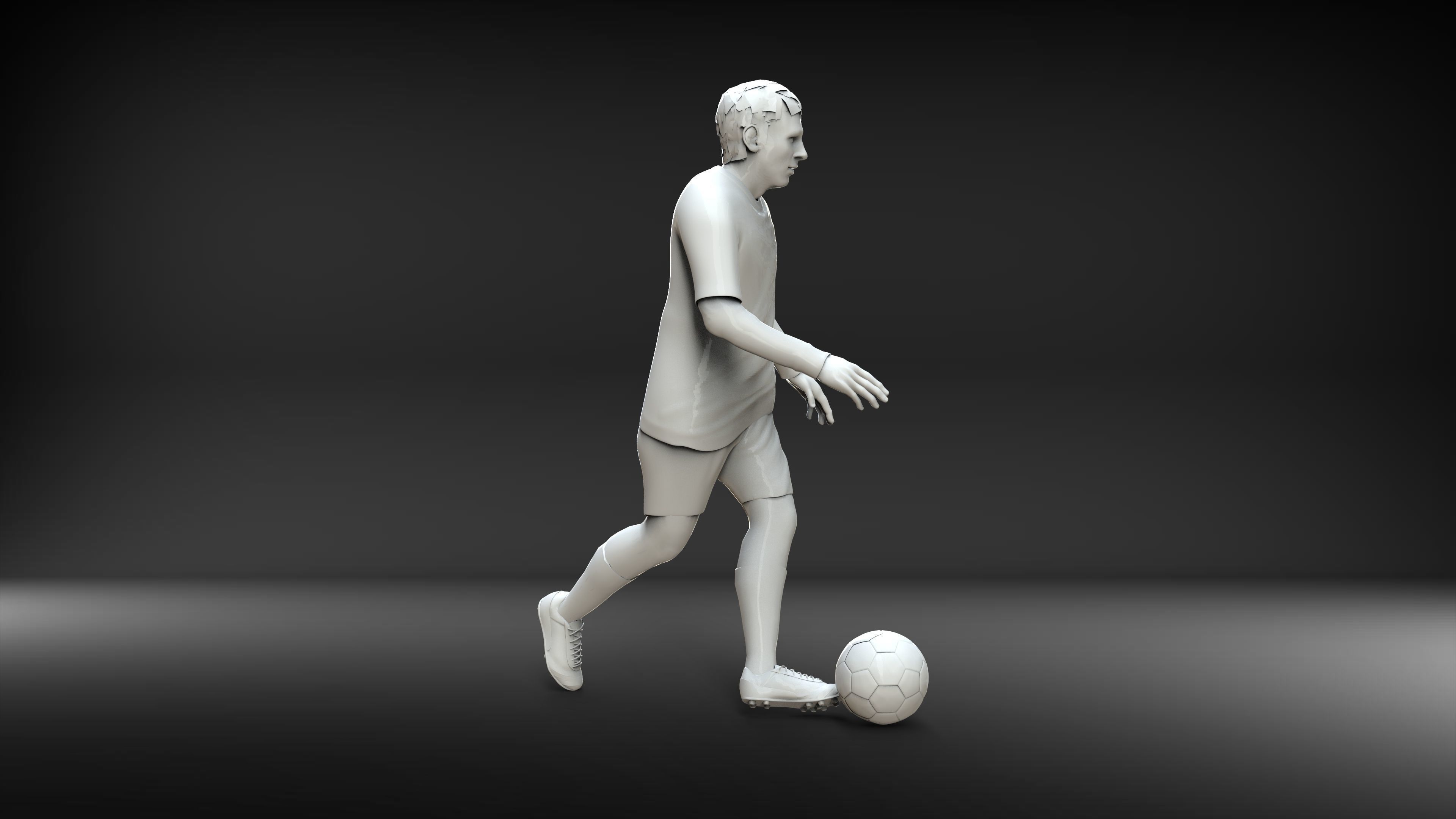Messi 3d model 3D model 3D printable | CGTrader