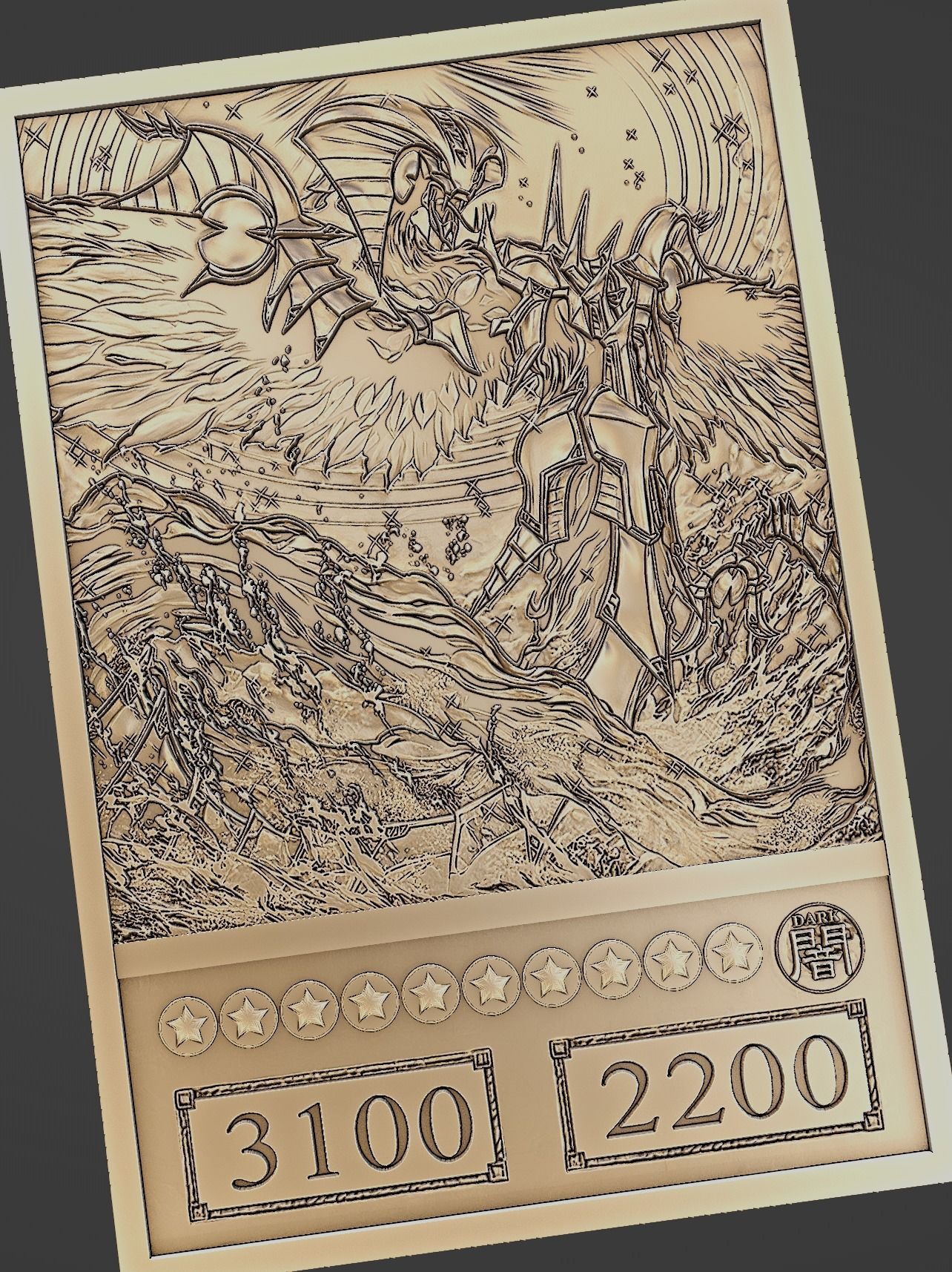 OGDOABYSS THE OGDOADIC OVERLORD - ANIME VERSION - YUGIOH free 3D model ...