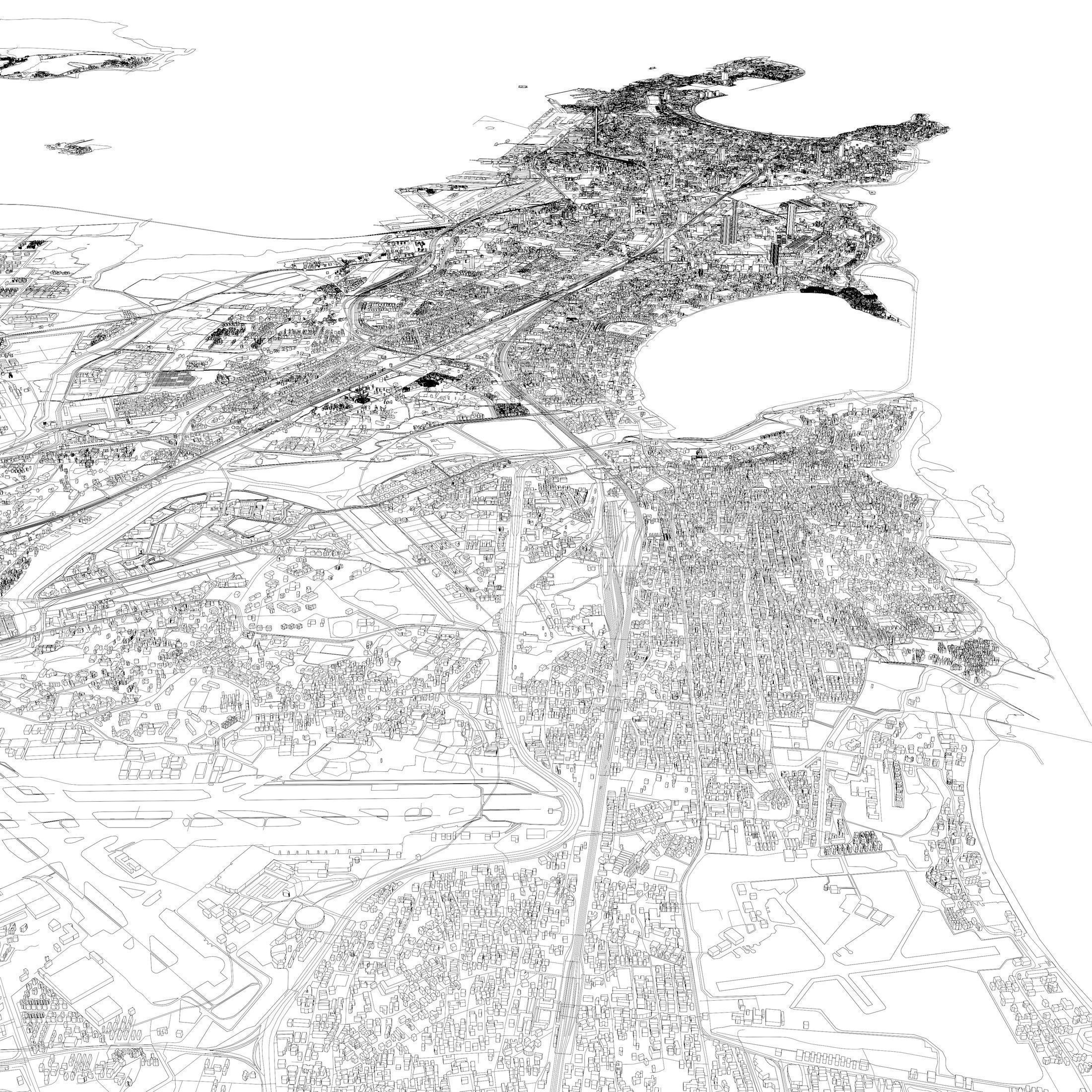 Mumbai India - city and mass buildings 3D model | CGTrader