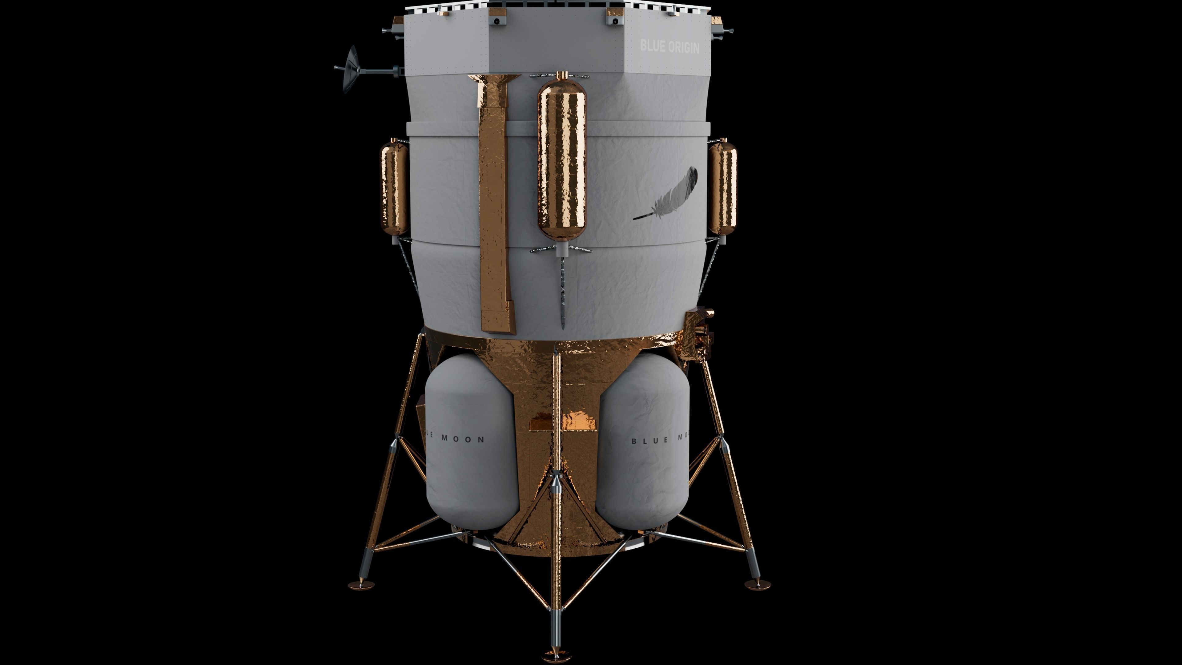 Blue Moon MK1 Lunar Lander 3D model | CGTrader